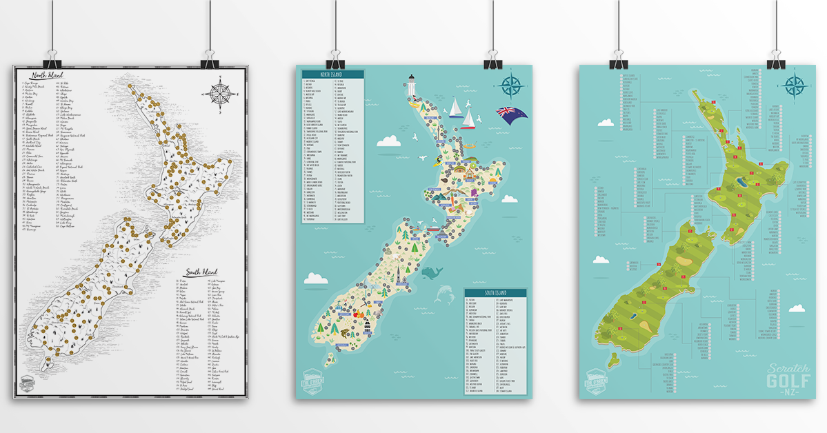 Travel – NZ Scratch Maps