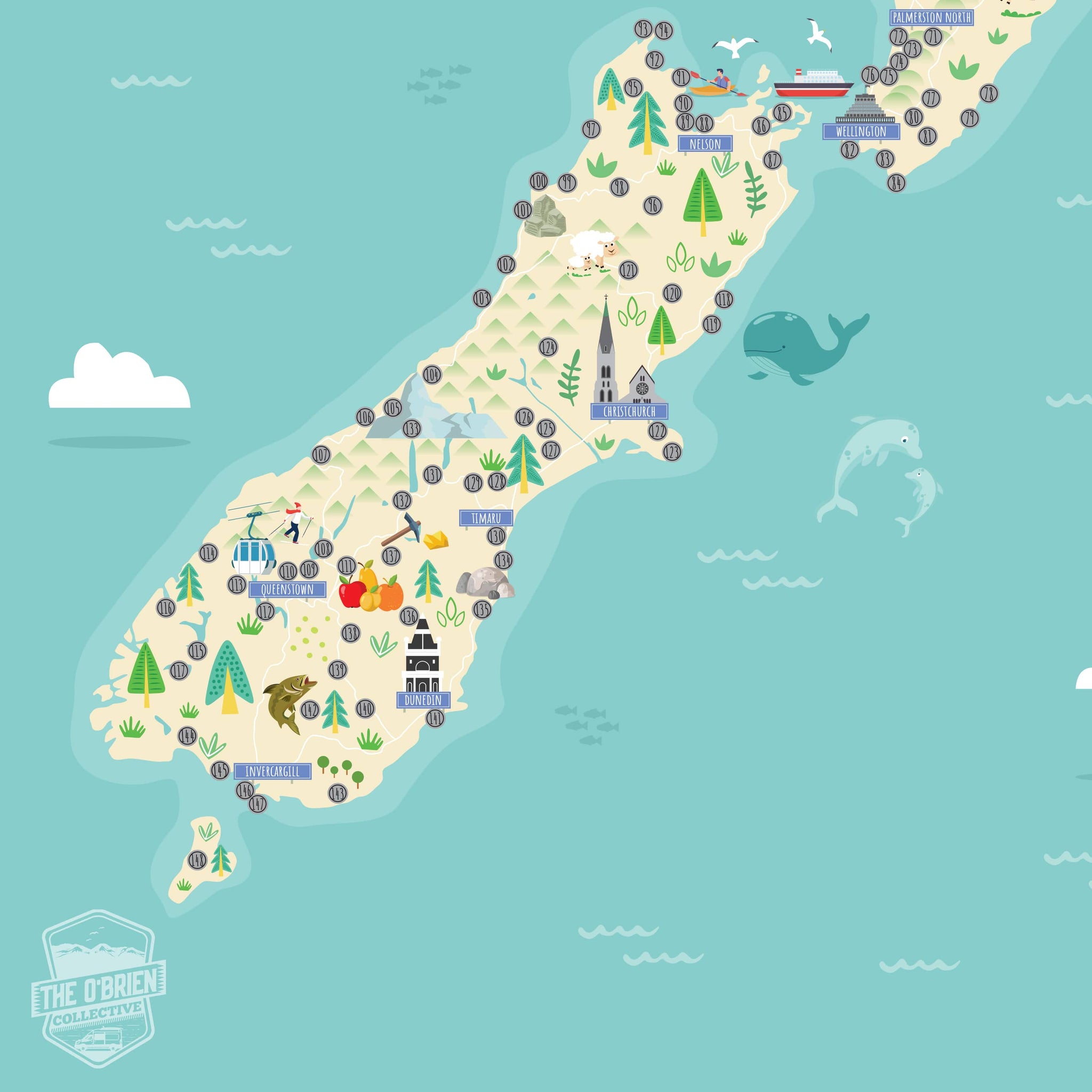 The NZ Scratch Map - Original – NZ Scratch Maps