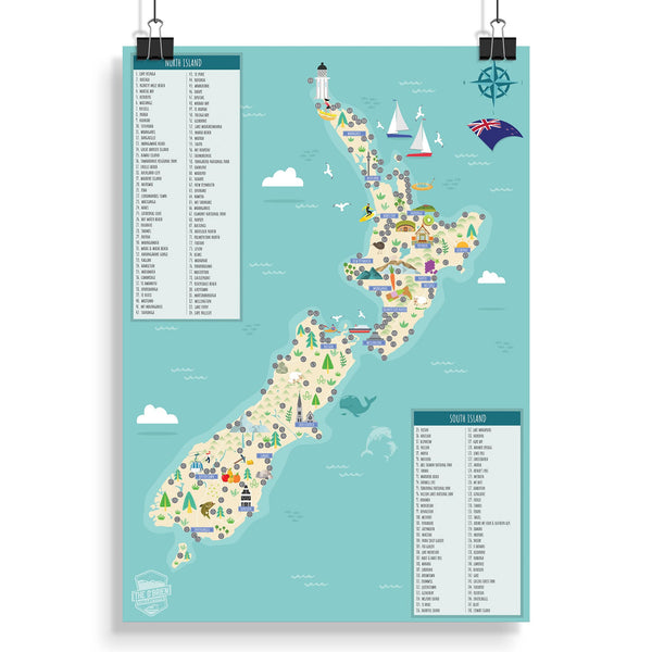 The NZ Scratch Map - Original – NZ Scratch Maps