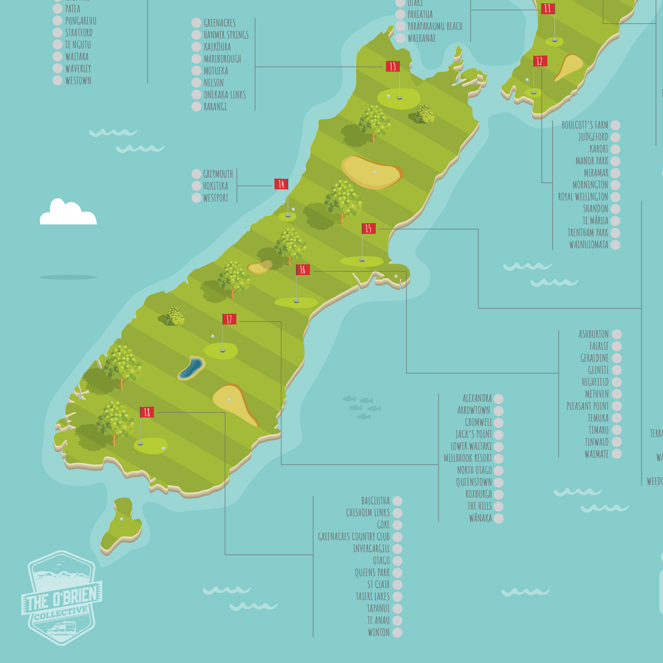 Golf Scratch Map V2 - Scratch Golf NZ – NZ Scratch Maps